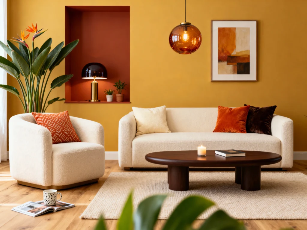 8 Best Earthy Minimalist Living Room Color Schemes | buzzproper