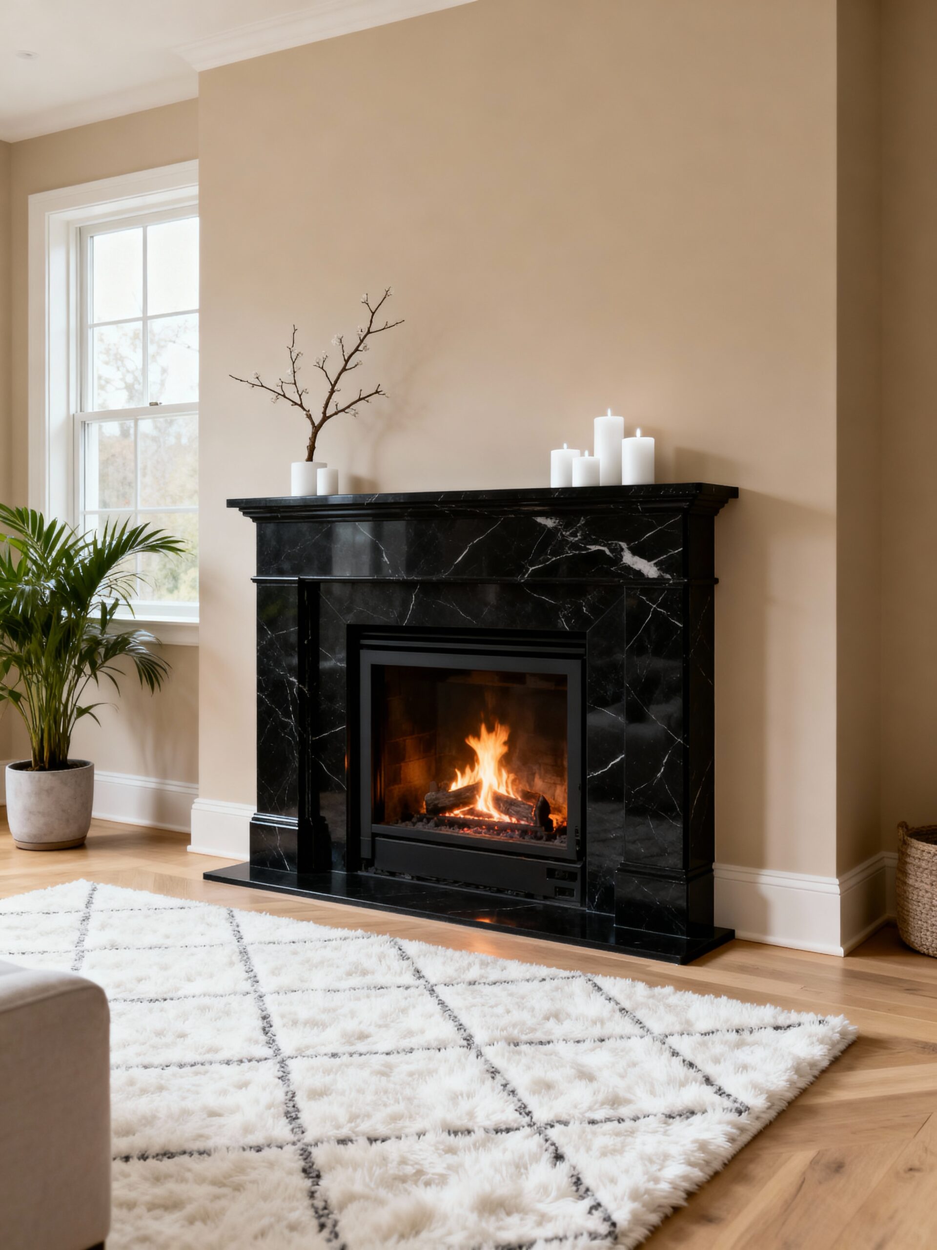 10 Black Fireplace Ideas for Living Rooms You Need To See | buzzproper